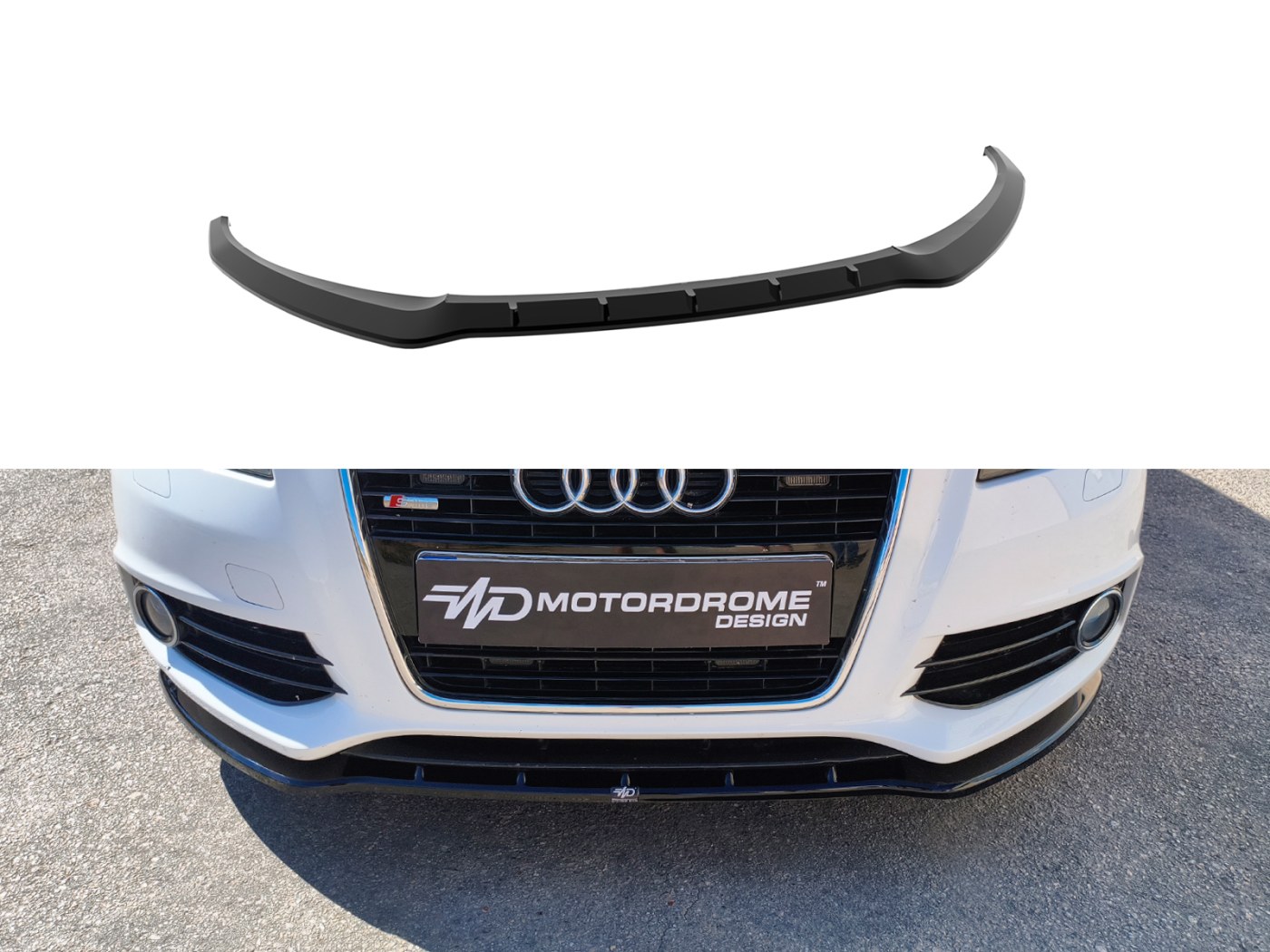 Front Splitter Audi A3 S-Line 8P Facelift (2008-2012) | Motordrome Design