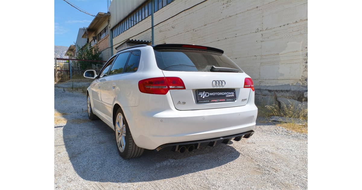 Rear Diffuser Audi A3 8P Sportback (2008-2012) | Motordrome Design