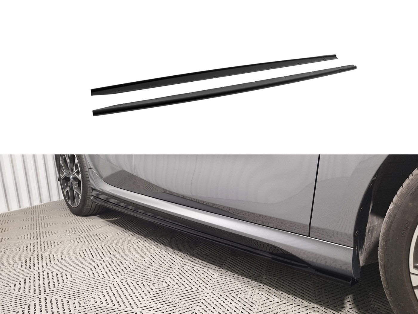 Side Skirts Extensions V.1 BMW 1 Series F70 M-Pack / M135i | Motordrome ...