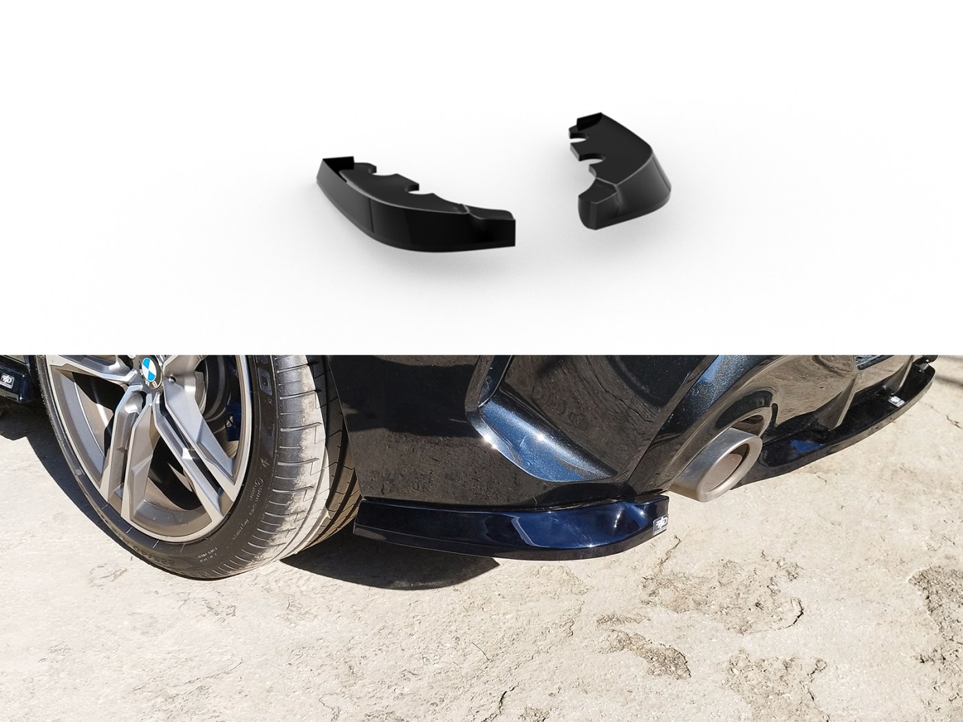 Rear Side Splitters BMW M135i F40 | Motordrome Design