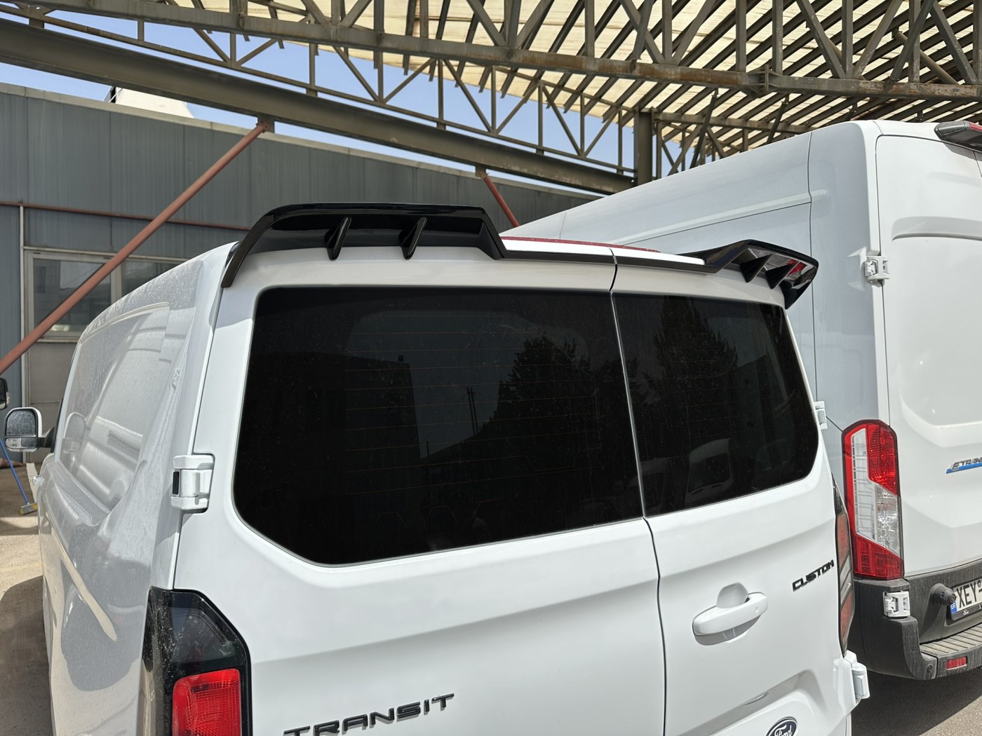 Roof Spoiler V.2 Barn Doors Ford Transit Custom Mk2 (2023 ...