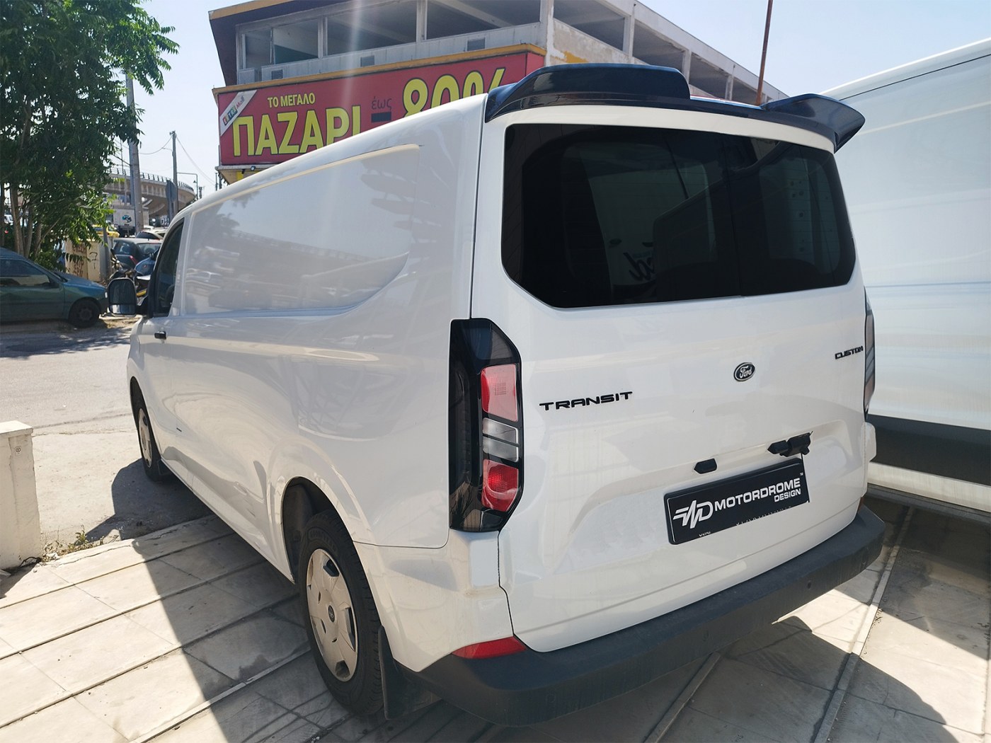 Roof Spoiler V.2 Tailgate Ford Transit / Tourneo Custom Mk2 ...