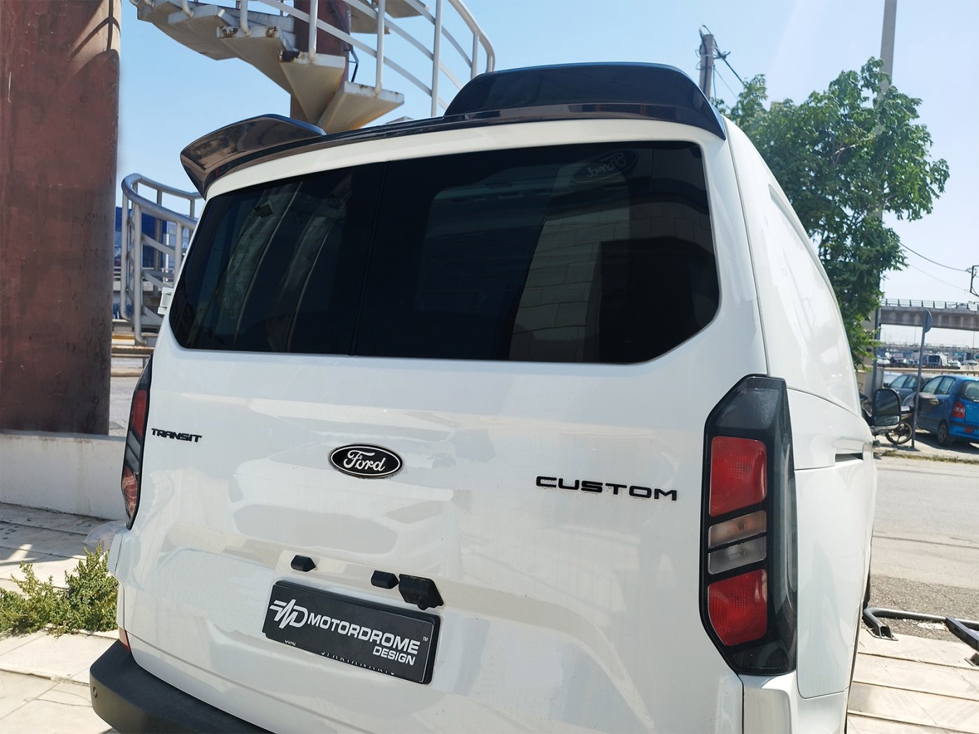 Roof Spoiler V.2 Tailgate Ford Transit / Tourneo Custom Mk2 ...