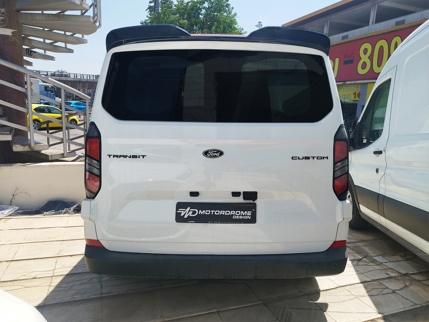 Roof Spoiler V.2 Tailgate Ford Transit / Tourneo Custom Mk2 ...
