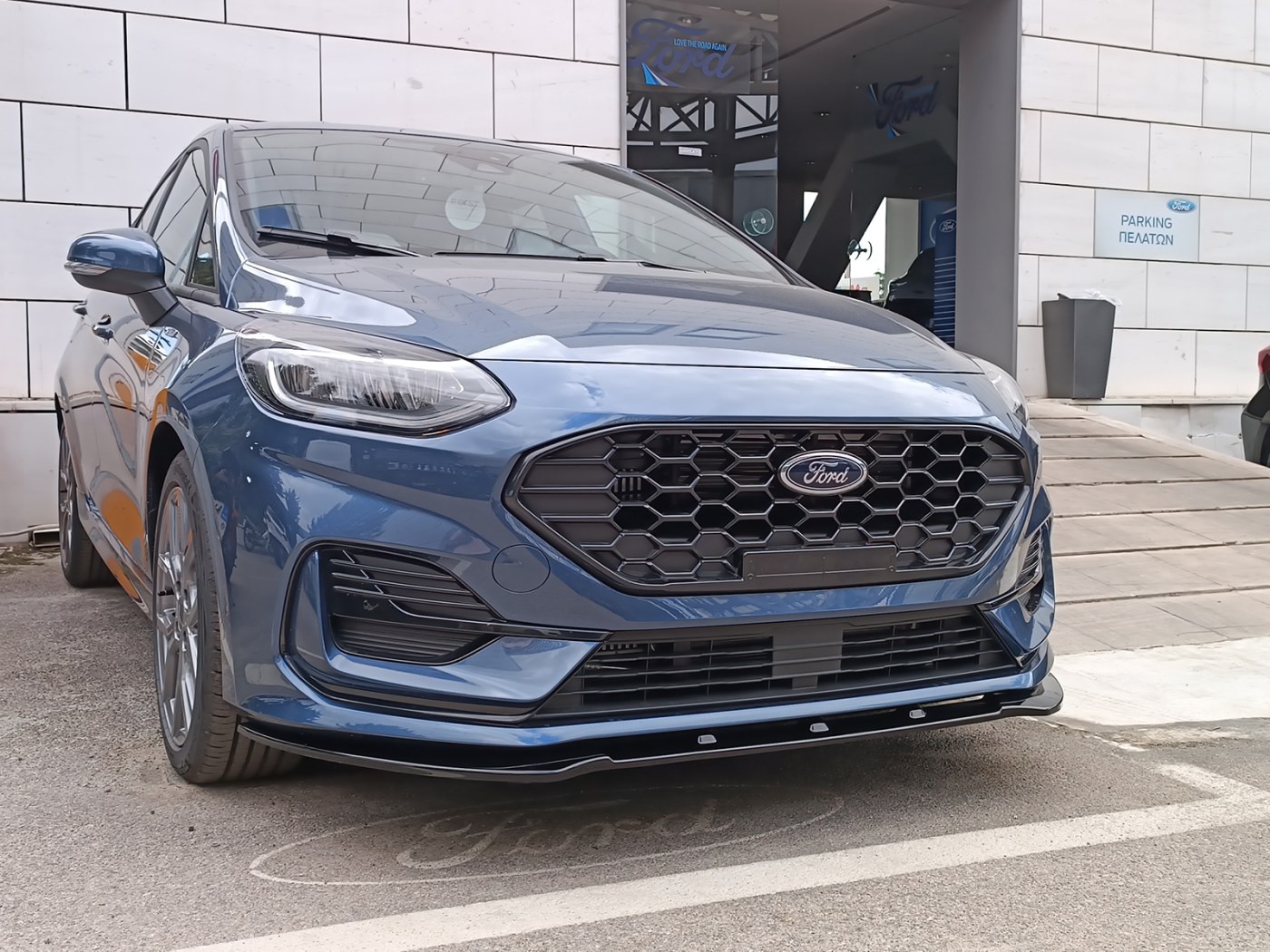 Front Splitter V.2 Ford Fiesta Mk8 ST-Line Facelift (2021 ...