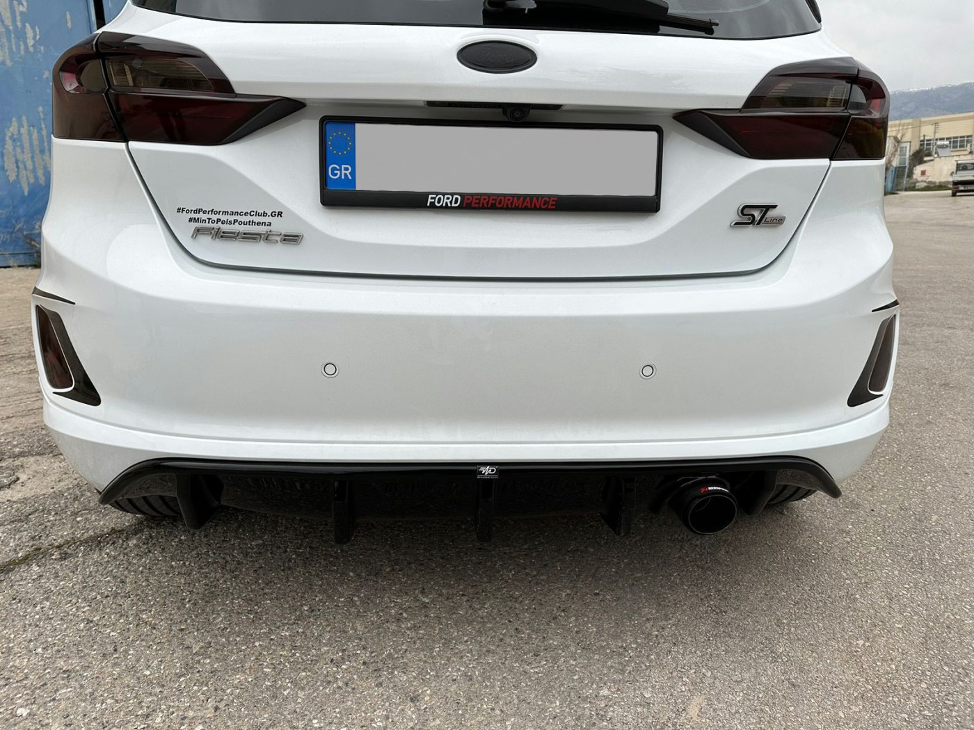 Rear Diffuser Ford Fiesta Mk8 ST-Line (2017-) | Motordrome Design