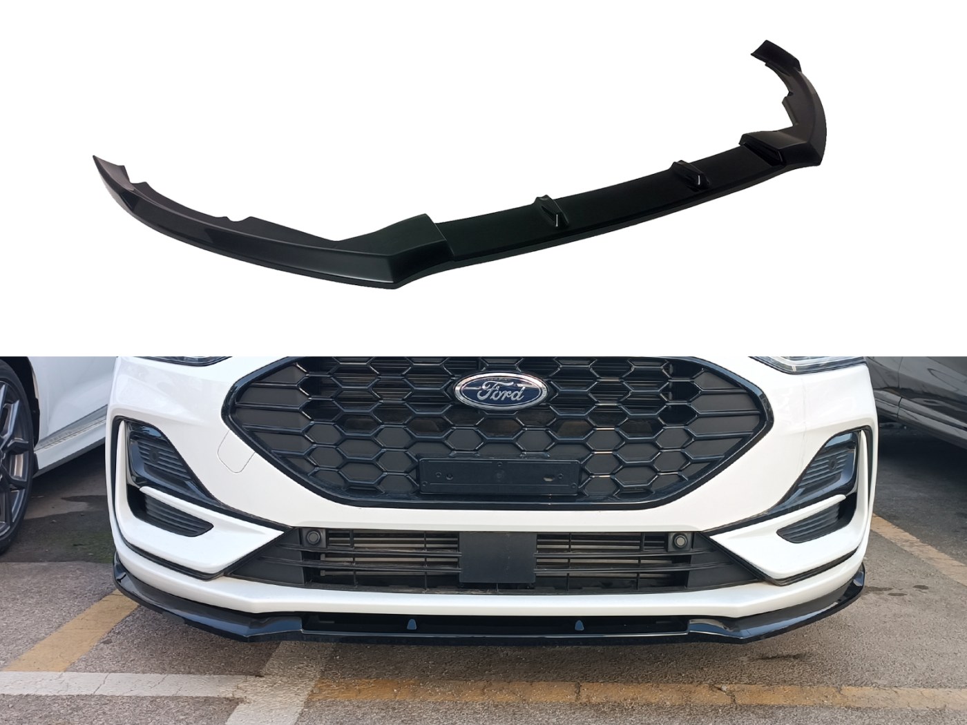 Front Splitter V.2 Ford Focus Mk4 ST / ST-Line (2018-) | Motordrome Design