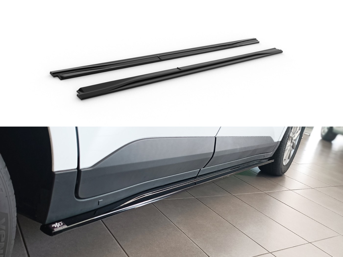 Side Skirts Extensions Ford Transit Courier Mk2 (2023-) | Motordrome Design