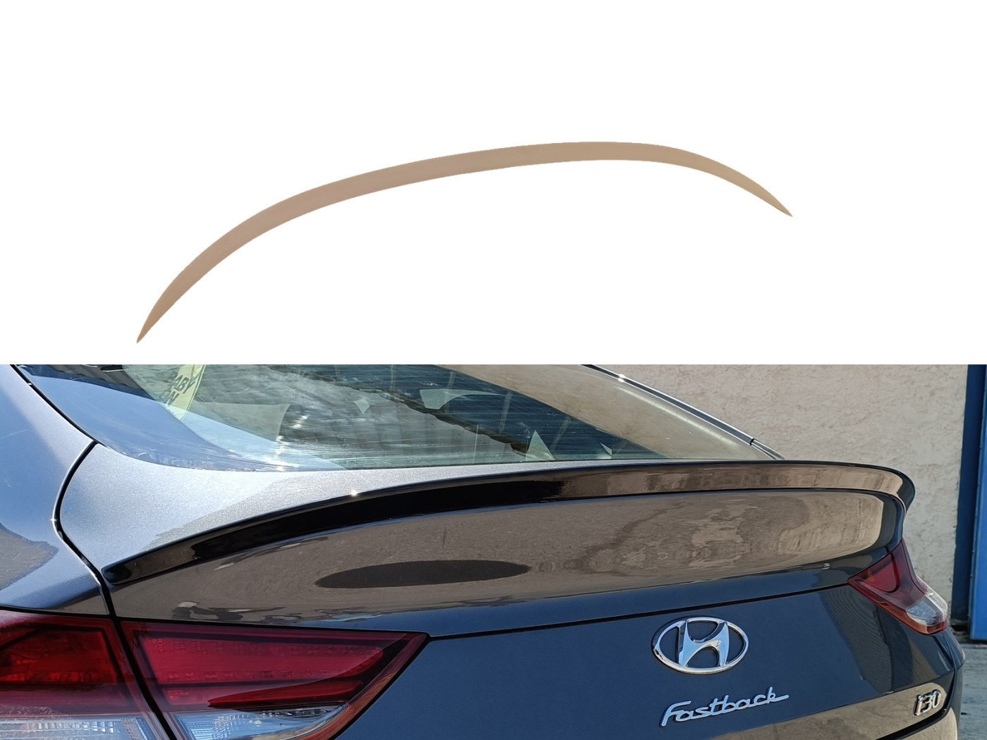 Lip Spoiler Hyundai i30 Mk3 Fastback (2016-) | Motordrome Design