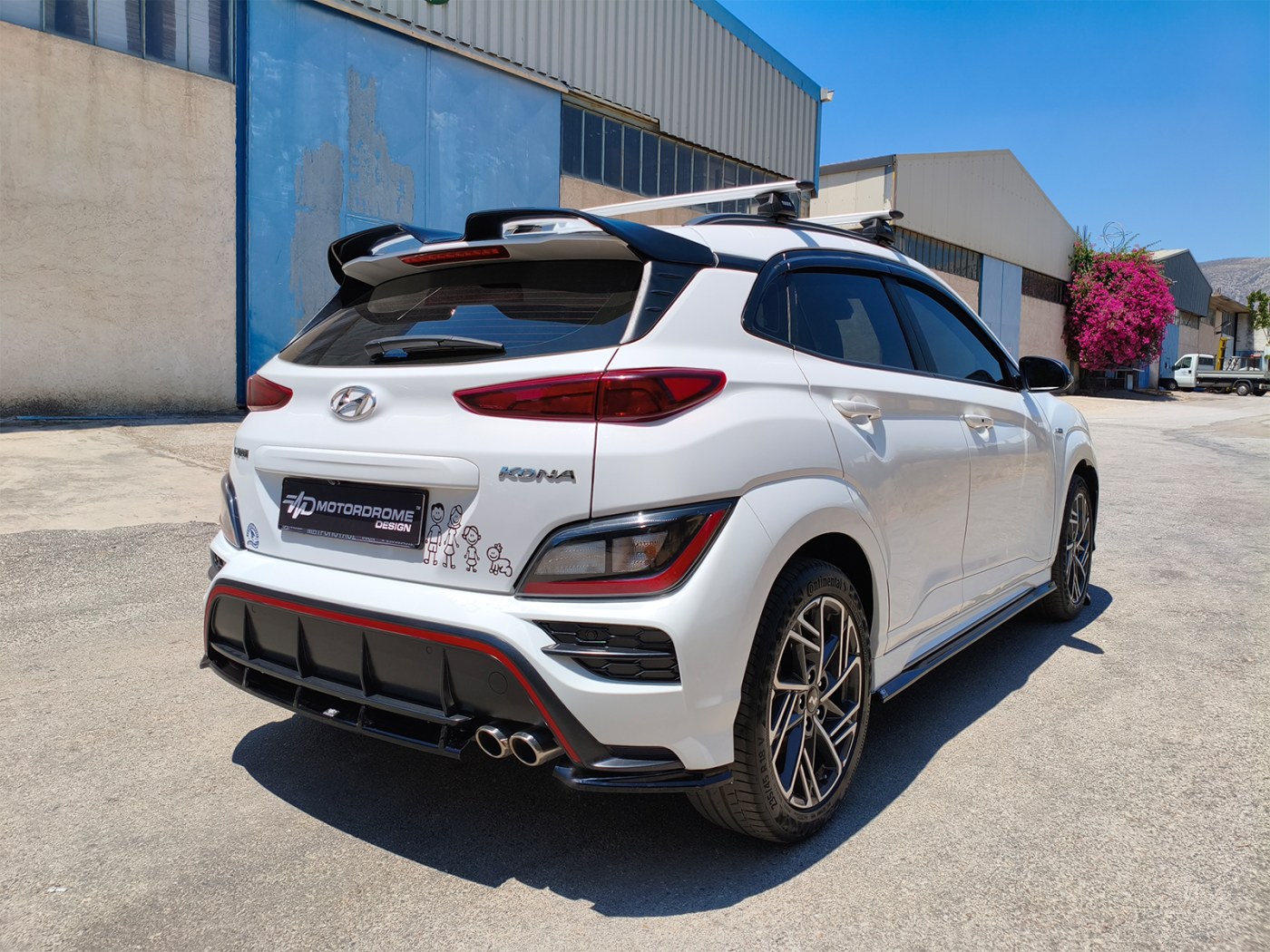 Rear Splitter Hyundai Kona N-Line Mk1 Facelift | Motordrome Design