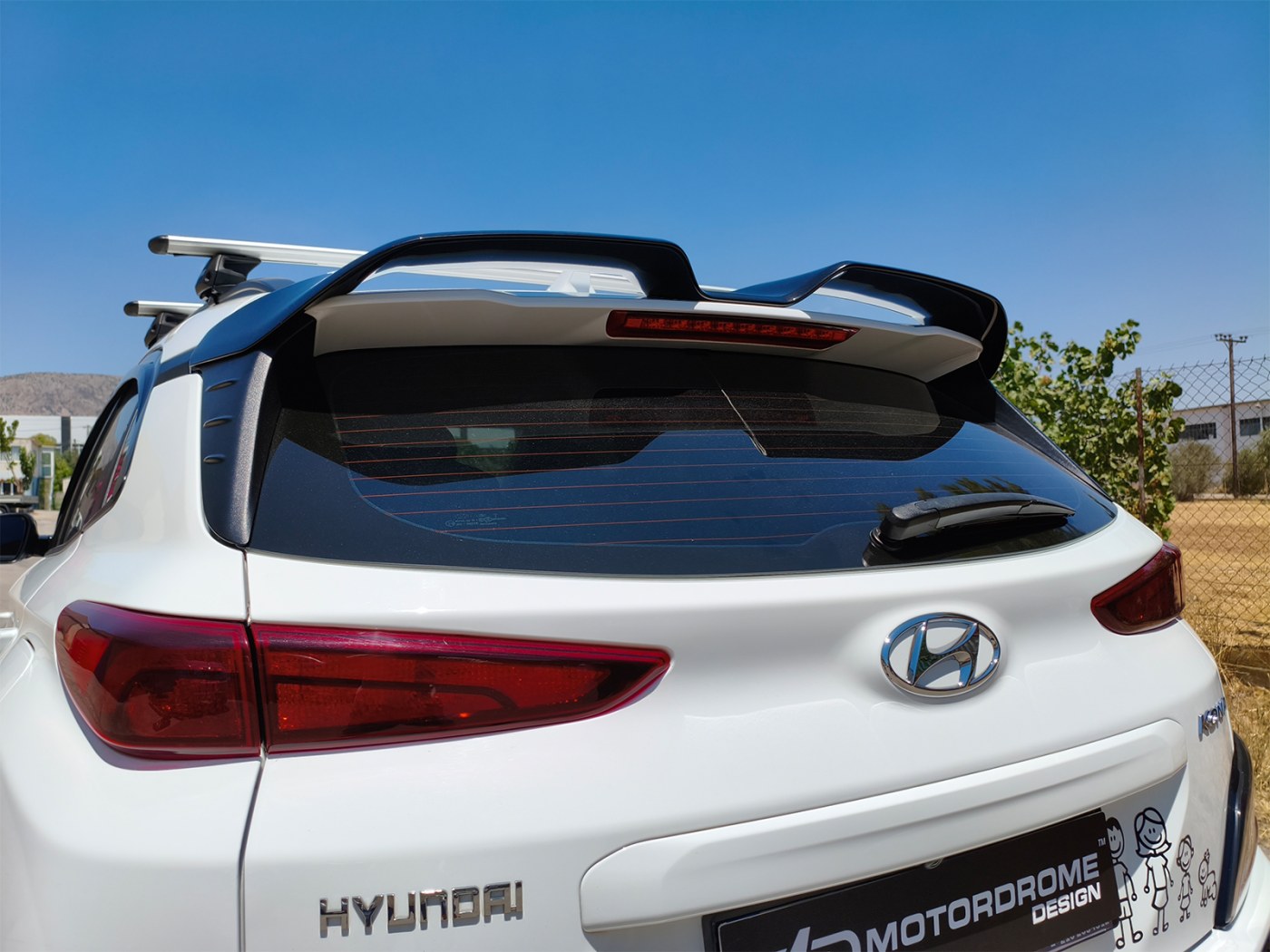 Roof Spoiler Hyundai Kona N-Line Mk1 Facelift | Motordrome Design
