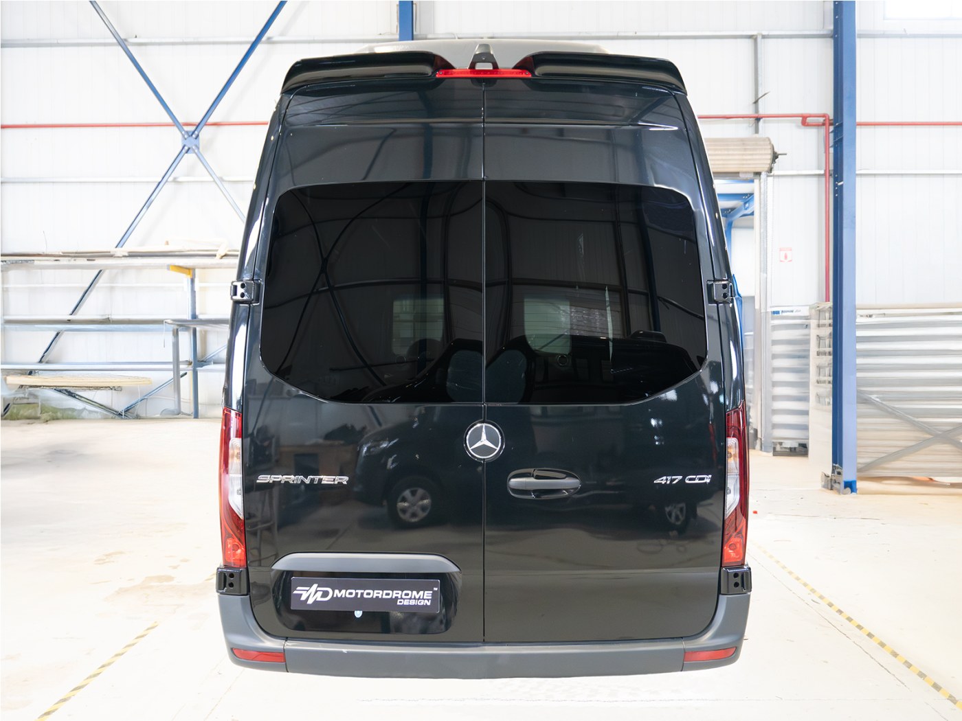 Roof Spoilers Barn Doors Mercedes Sprinter H2 Mk2 / Mk3 / Volkswagen ...