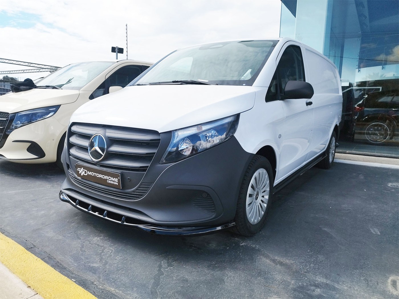 Front Splitter Mercedes Vito W447 Facelift (2024-) | Motordrome Design