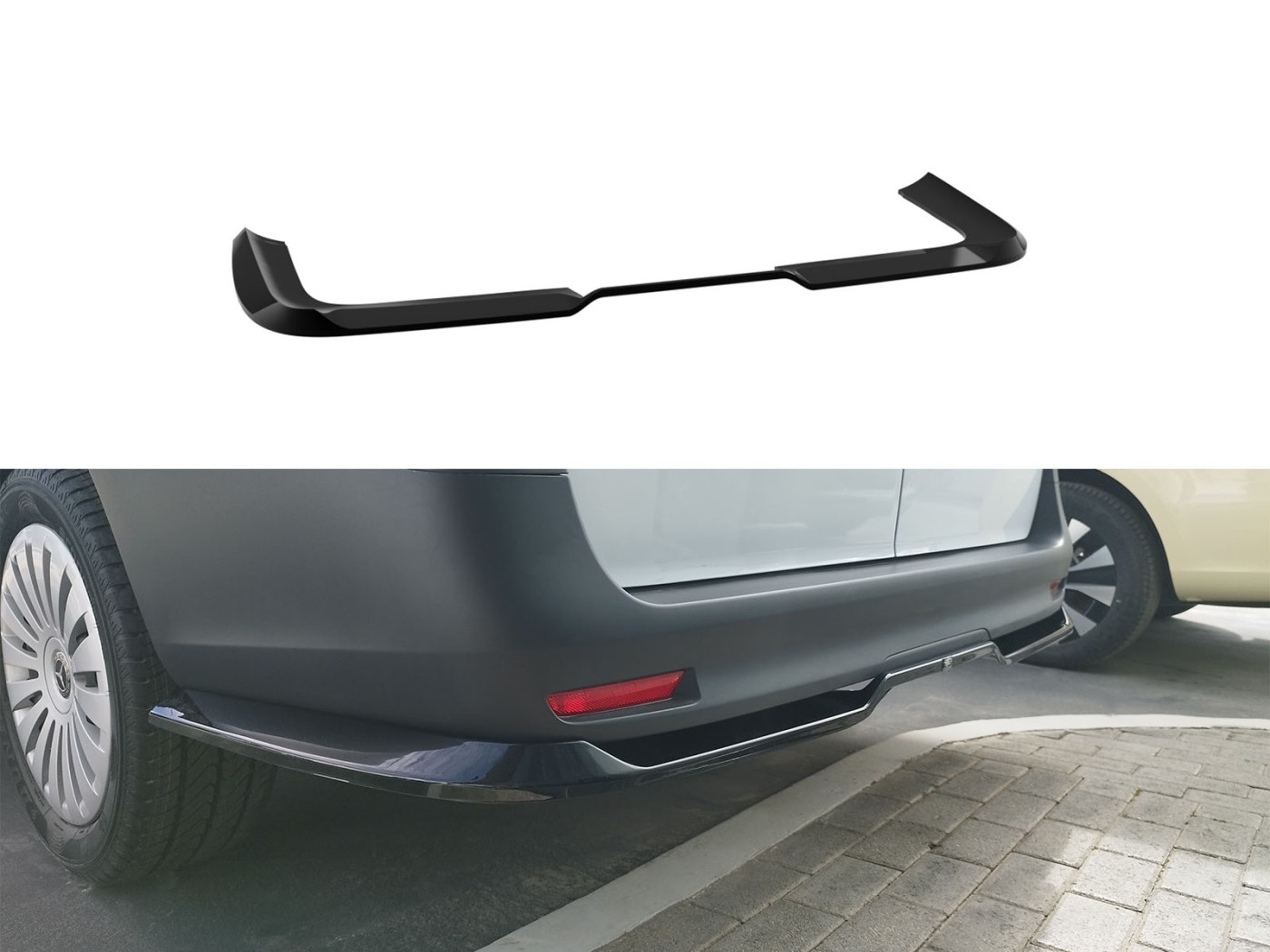 Rear Splitter Mercedes Vito W447 Facelift (2024-) | Motordrome Design