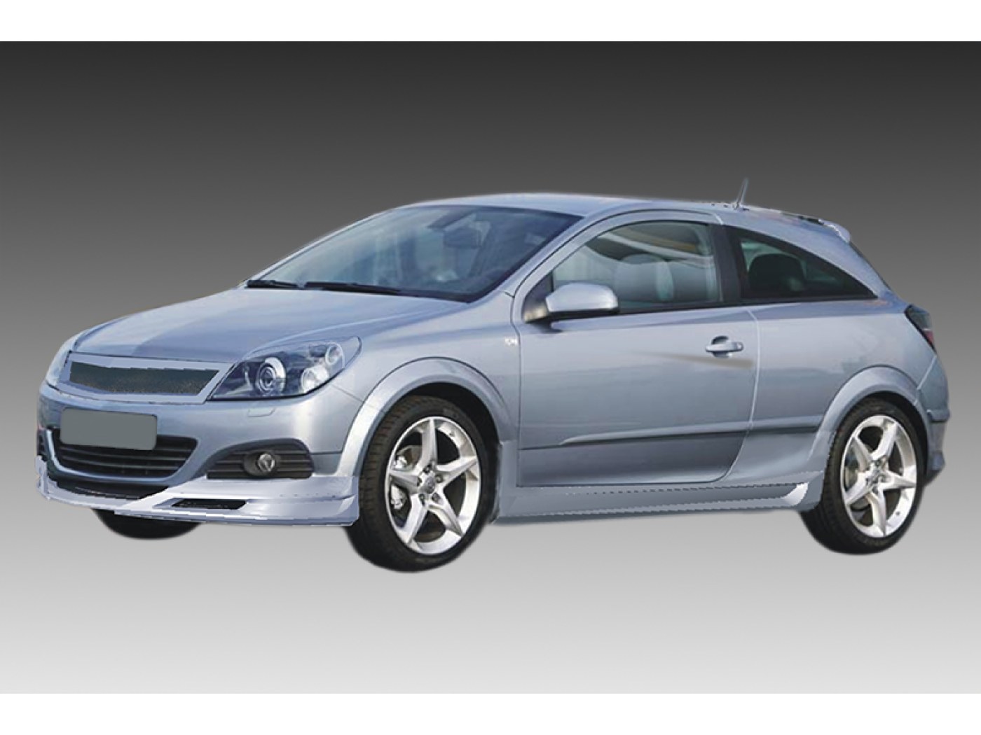 Side Skirts V.2 Opel Astra H 3-doors (2004-2009) | Motordrome Design