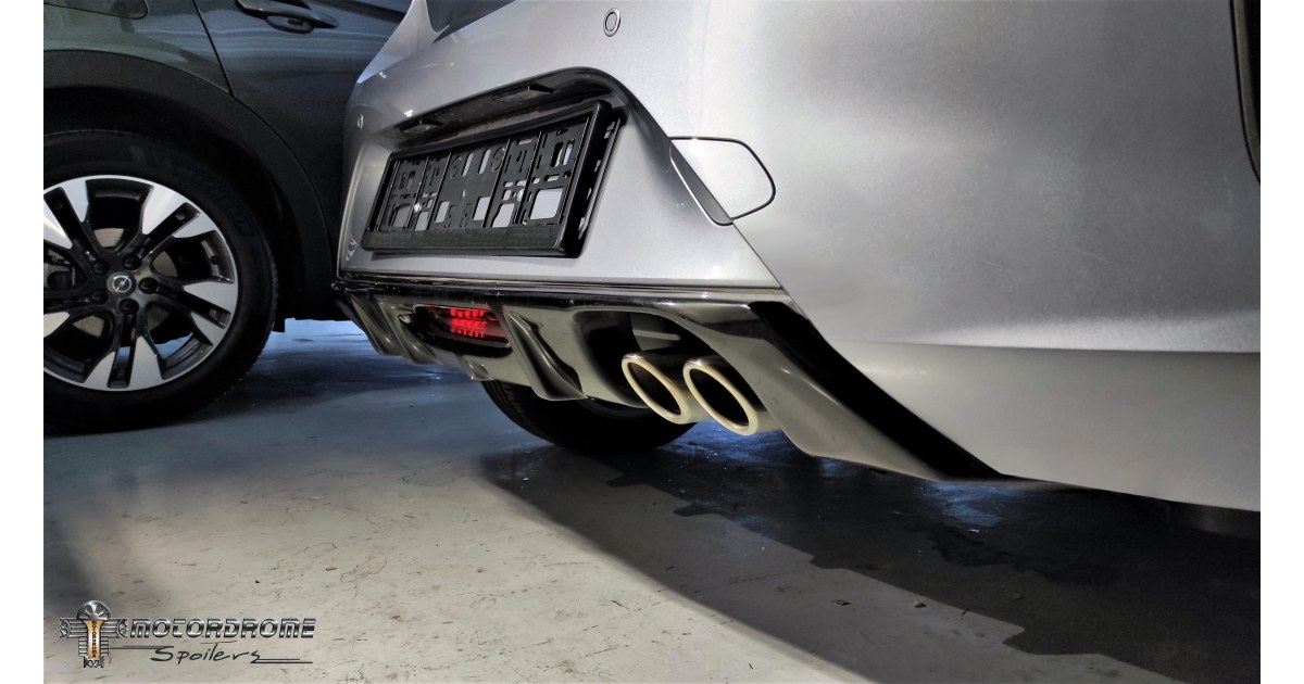 Rear Diffuser with Dual Exhaust Opel Corsa F (2019-) | Motordrome Design