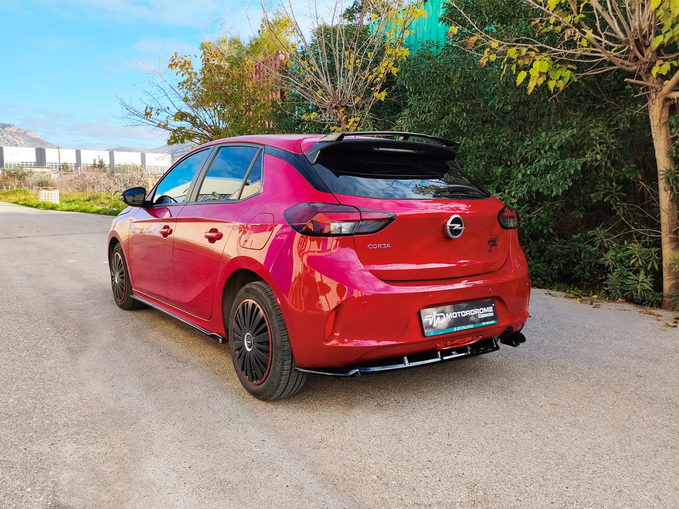 Rear Splitter Opel Corsa F (2019-) | Motordrome Design