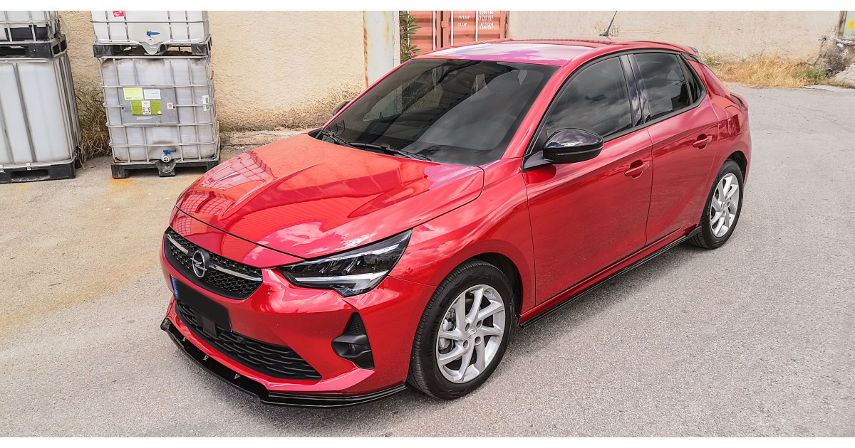 Side Skirts Extensions Opel Corsa F (2019-) | Motordrome Design
