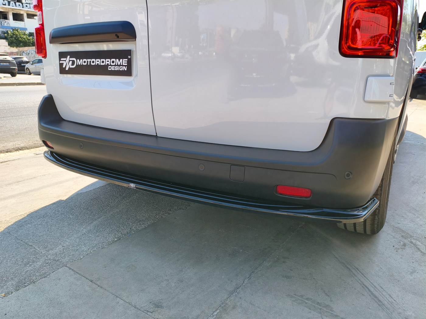 Rear Splitter Citroen Jumpy / Space Tourer / Fiat Scudo / Opel Vivaro ...