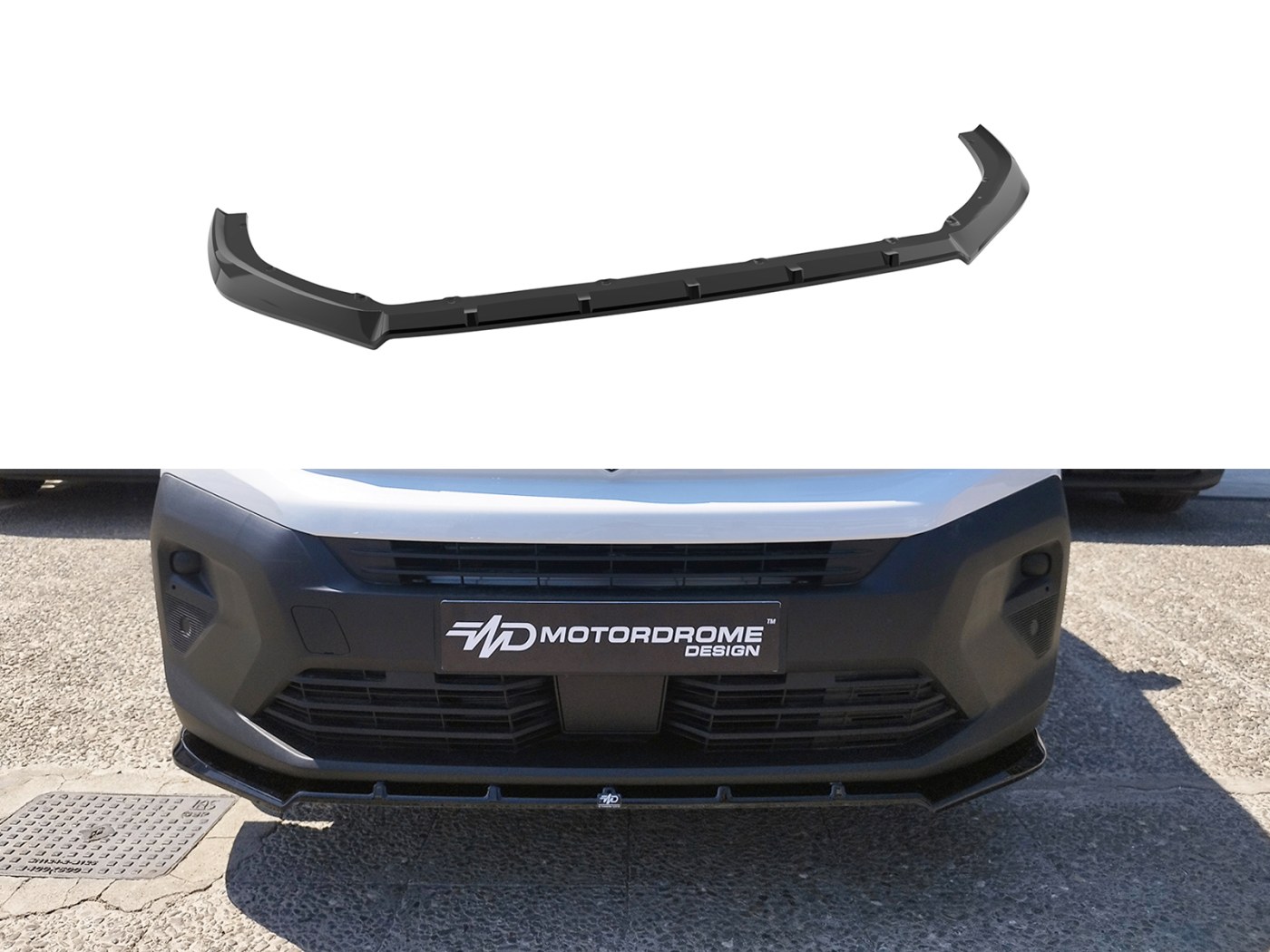 Front Splitter Citroen Berlingo L2 Mk3 Facelift / Peugeot Partner L2 ...