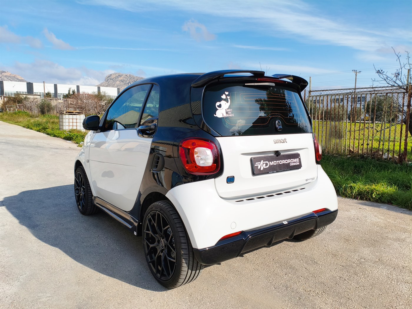 Roof Spoiler Smart 453 Fortwo | Motordrome Design