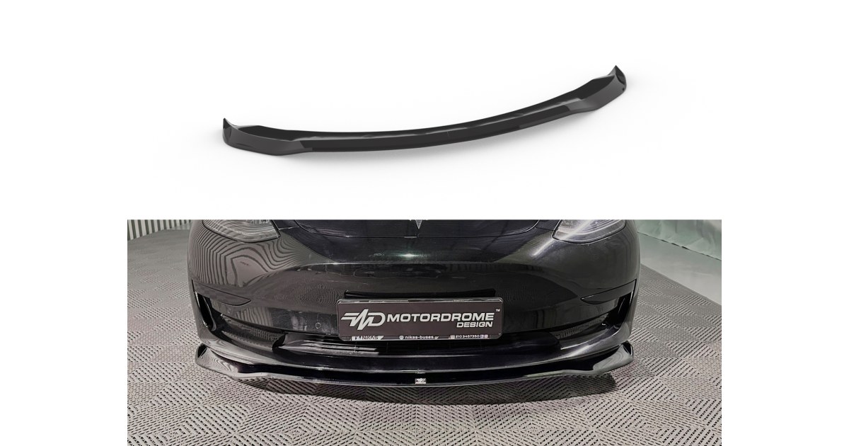 Front Splitter V.1 Tesla Model 3 | Motordrome Design