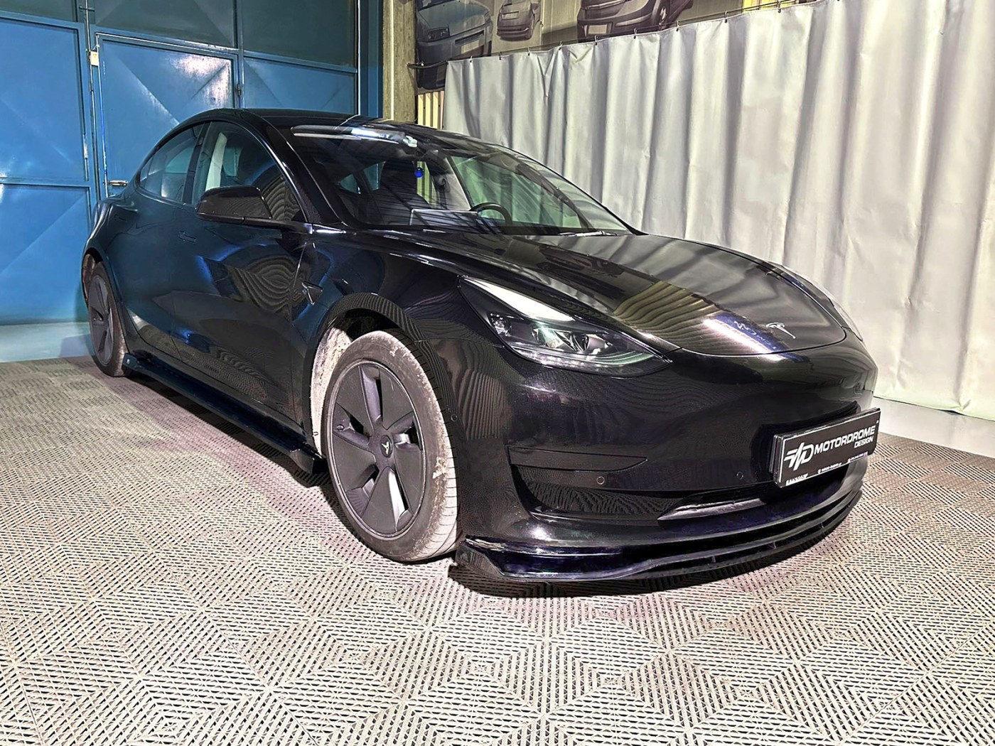 Front Splitter V.2 Tesla Model 3 | Motordrome Design