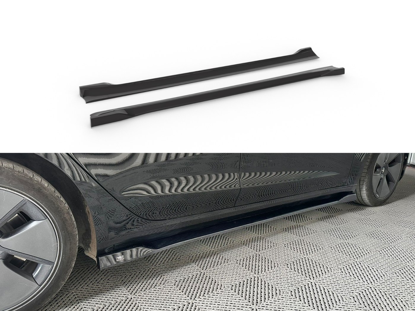 Side Skirts Extensions Tesla Model 3 Mk1 / Mk1 Facelift | Motordrome Design