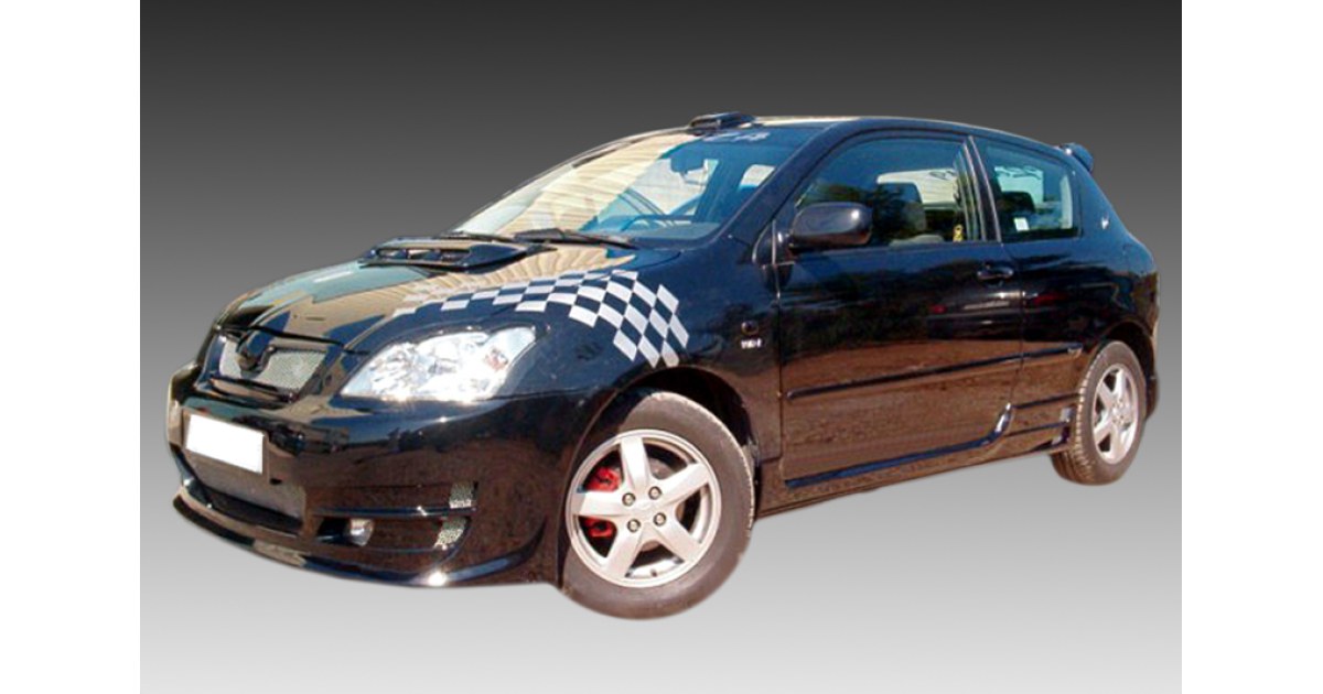 Side Skirts Toyota Corolla E12 Hathcback (2002-2007) | Motordrome Design