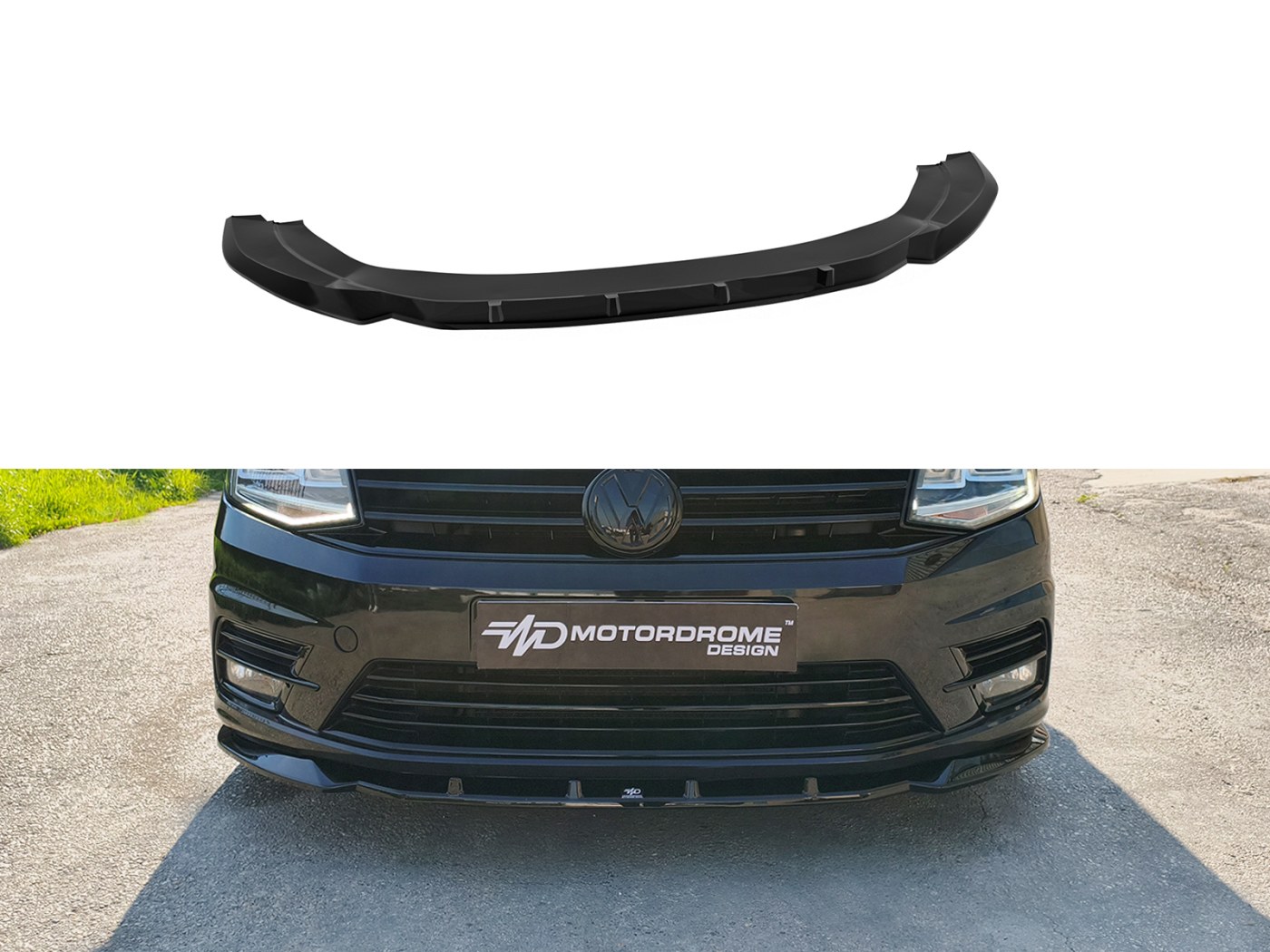 Front Splitter V.2 Volkswagen Caddy Mk4 | Motordrome Design