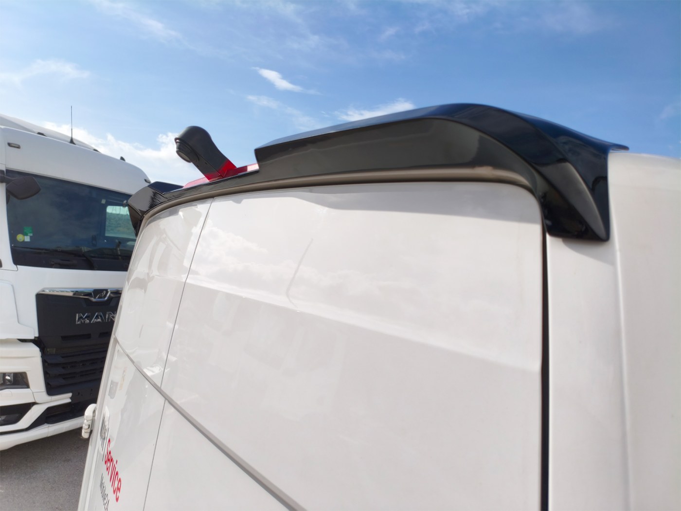 Roof Spoilers V.1 Barn Doors Volkswagen Crafter Mk2 High Roof H2 / MAN ...
