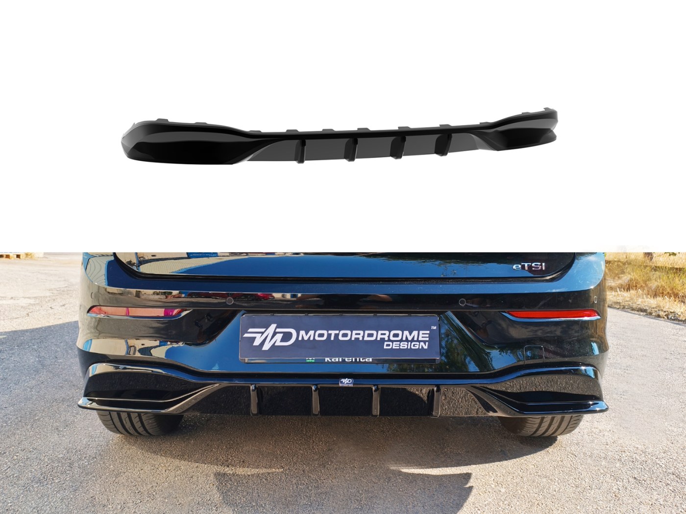 Rear Diffuser Volkswagen Golf Mk8 / MK8 Facelift | Motordrome Design