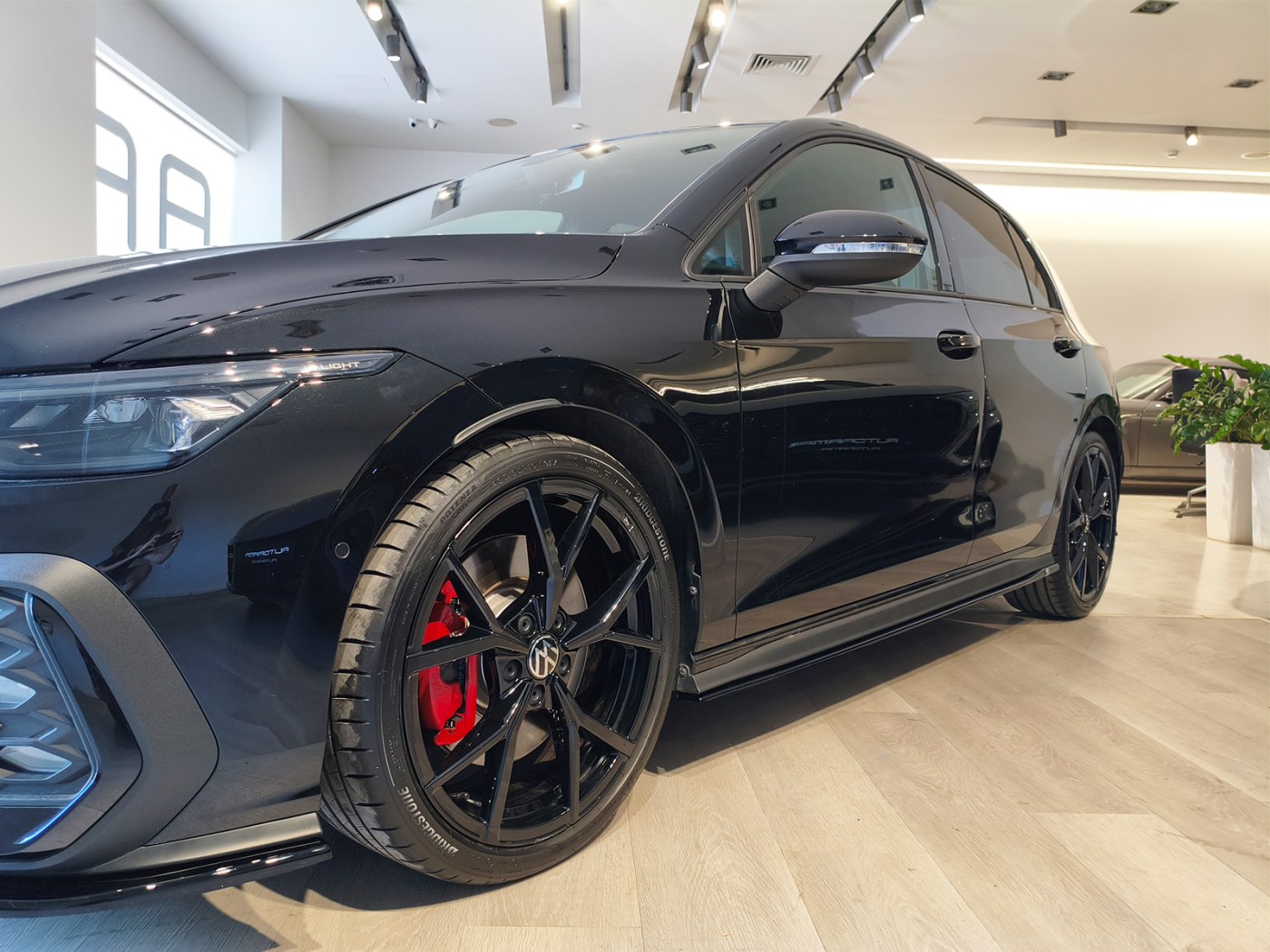 Side Skirts Extensions V.2 Volkswagen Golf Mk8 GTI / GTI Clubsport / R ...