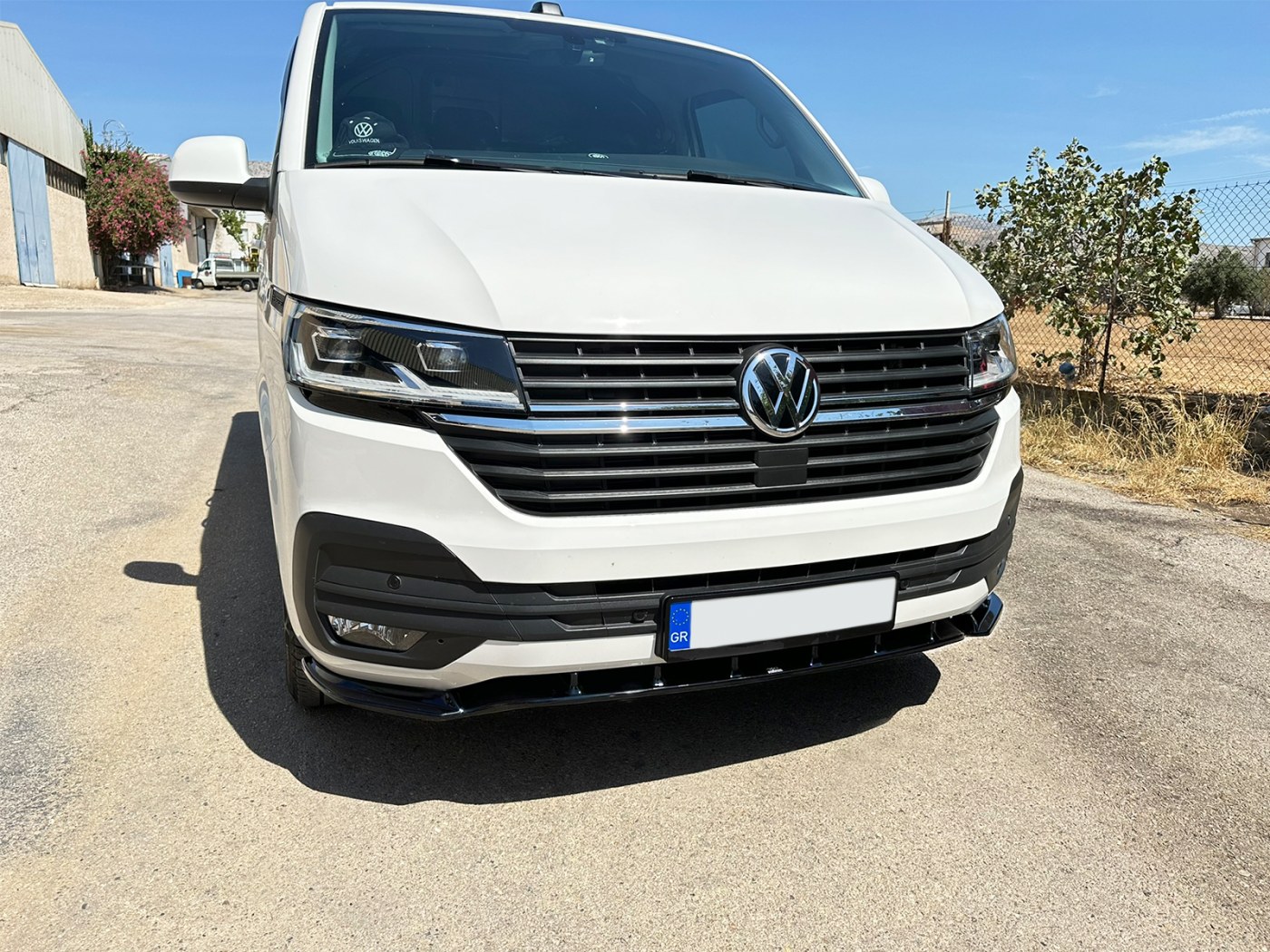 Front Splitter V.2 Volkswagen T6.1 Standard Bumper | Motordrome Design