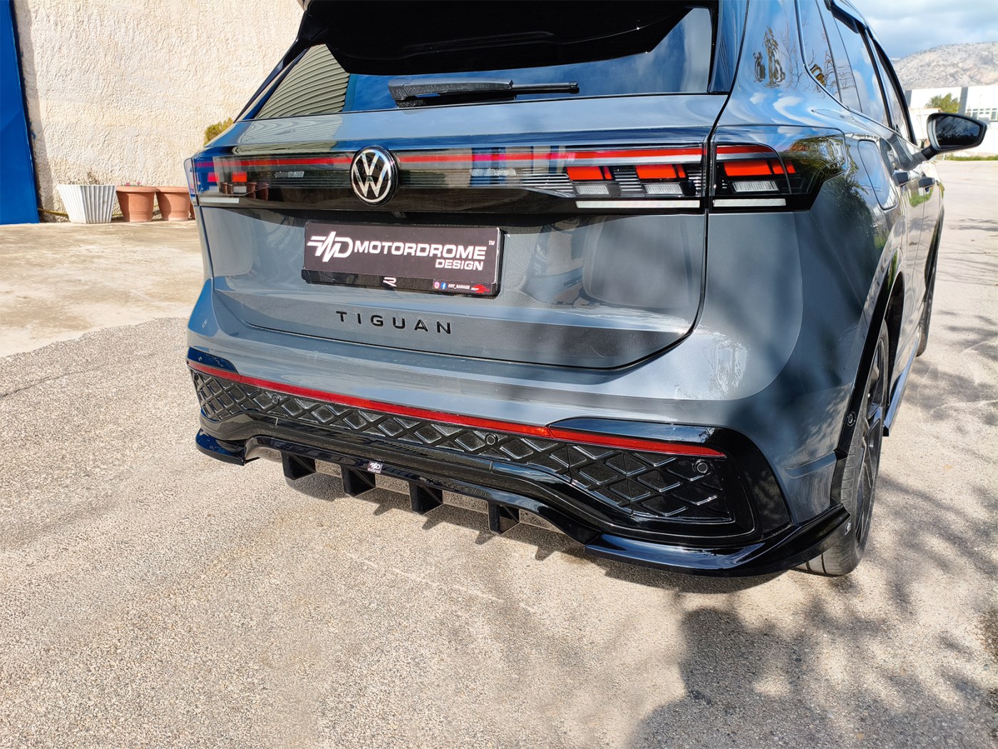 Rear Diffuser Volkswagen Tiguan Mk3 R-Line | Motordrome Design