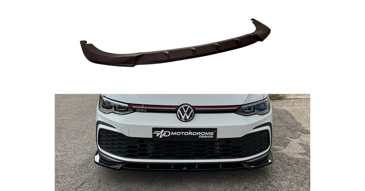 Front Splitter Volkswagen Golf Mk8 GTI / GTE / R-Line | Motordrome Design