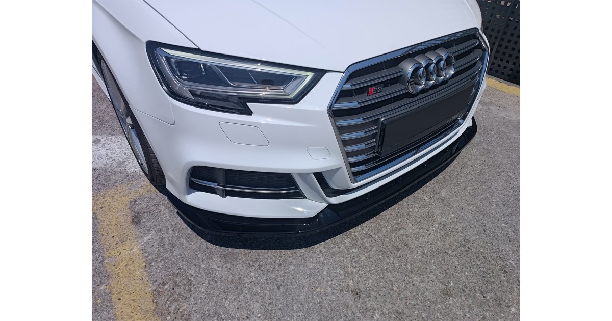 Front Splitter Audi S3 / A3 S-Line 8V Facelift Sportback | Motordrome ...