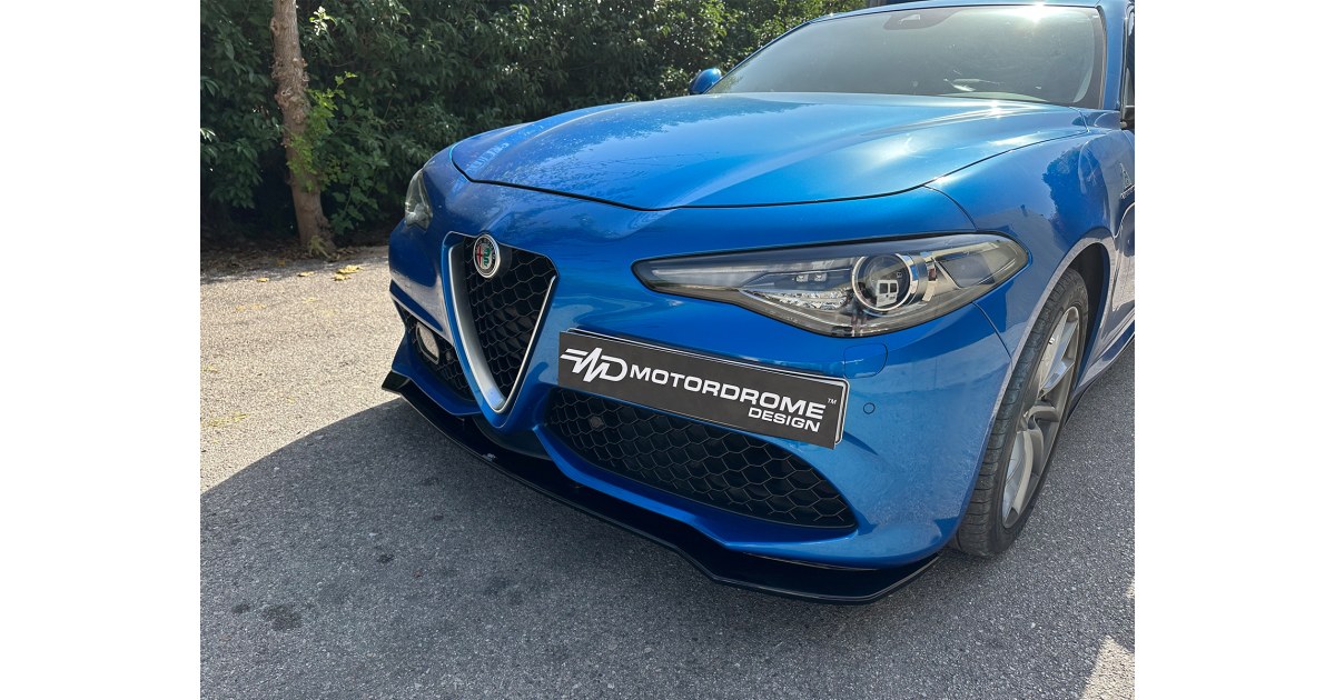 Front Splitter Alfa Romeo Giulia Veloce | Motordrome Design
